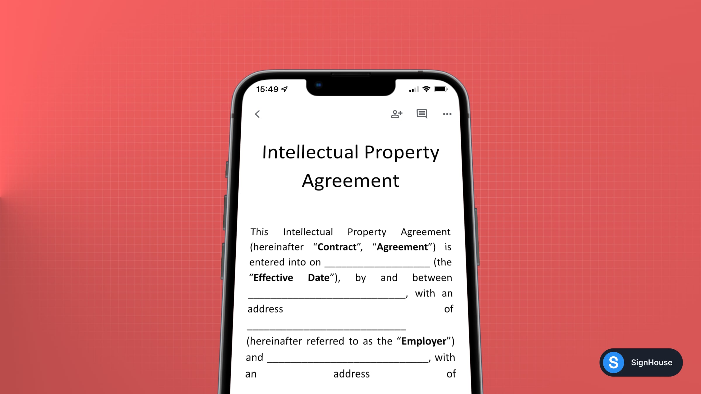Intellectual Property Agreement Template (Free) - SignHouse